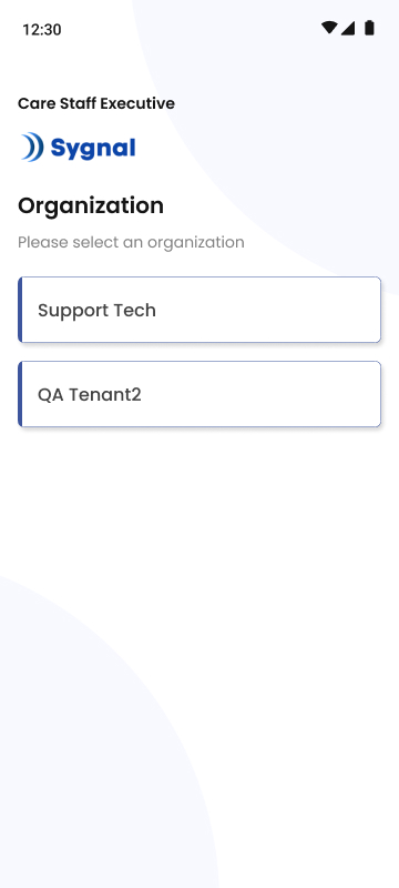 Tenant Screen – Sygnal