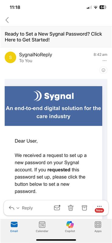 Mobile User Password & Login FAQ – Sygnal